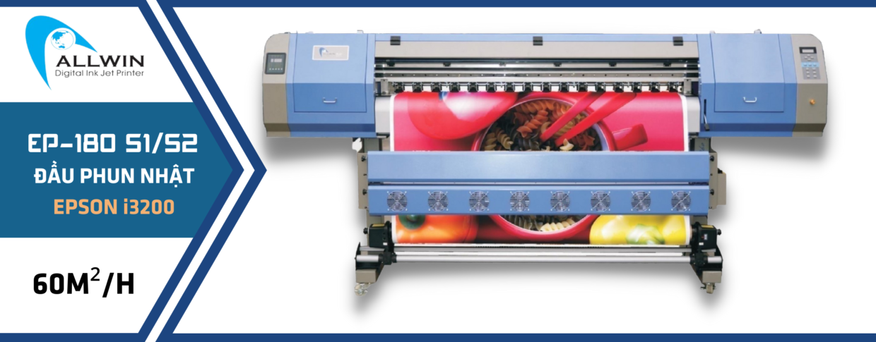 Máy in ALLWIN E180 - Đầu phun Nhật Bản I3200 - Sao Hoa Việt